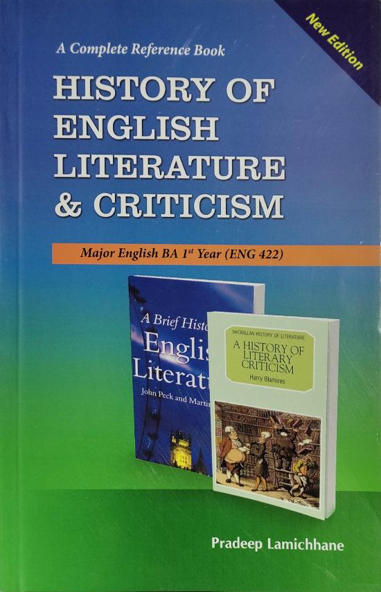 A Complete Reference Book History of English Literature & Criticism ...